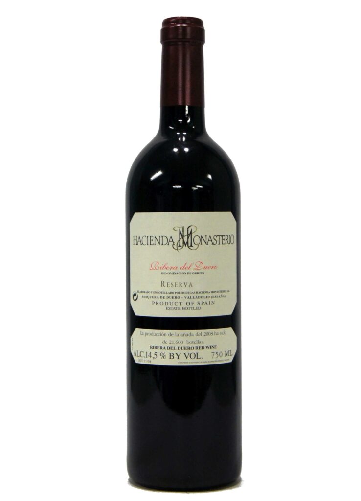 Hacienda Monasterio Reserva 2020 】| Vinos Baco