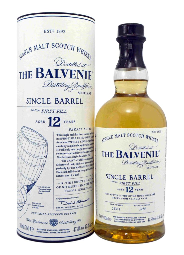 The Balvenie 12 Years - Single Barrel First Fill 】| Vinos Baco