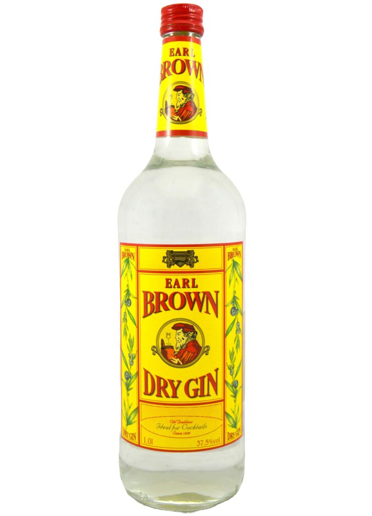 Earl Brown Dry Gin 1 Litro 】| Vinos Baco