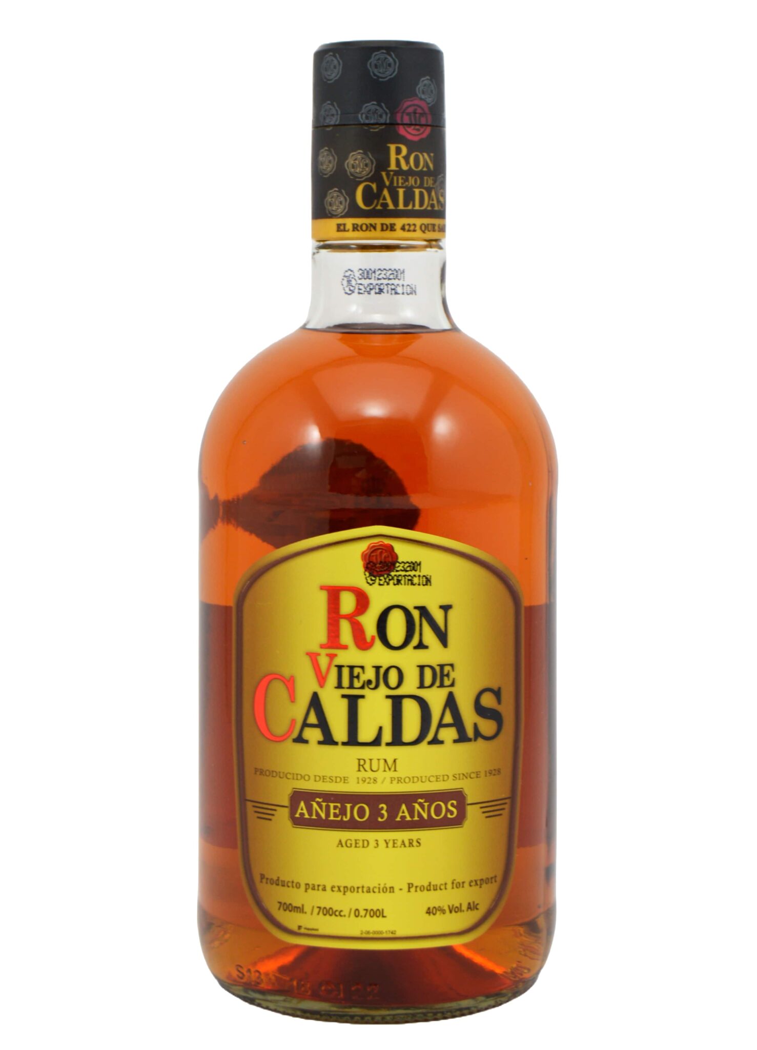 Ron Viejo de Caldas 3 años 】| Vinos Baco