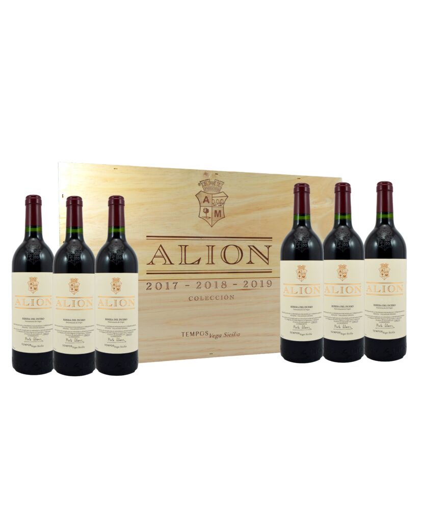 Alión Colección (2017-2018-2019) Caja de Madera 6 Botellas 】| Vinos Baco