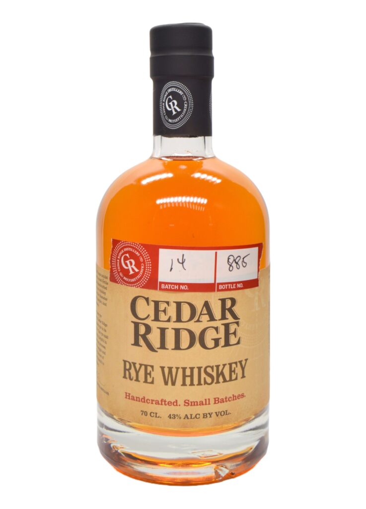 Cedar Ridge Rye Whiskey 】| Vinos Baco