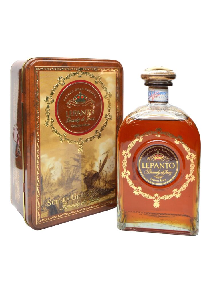 Lepanto Brandy de Jerez - Estuche Metálico 】| Vinos Baco